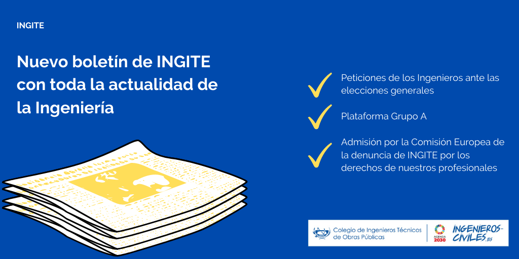 Nuevo boletín de INGITE con toda la actualidad de la Ingeniería